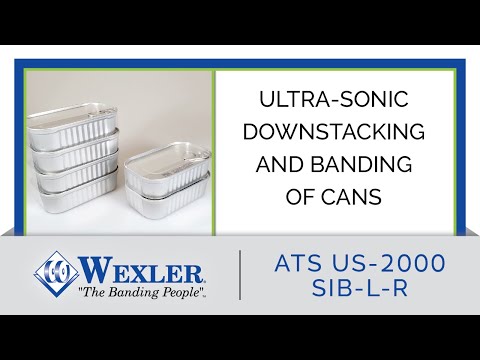 Automatic Stacking and Banding of Cans - US-2000 SIB-L-R