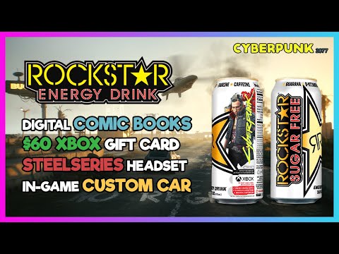 Cyberpunk 2077 - EXCLUSIVE Projekt Red & Rockstar Energy Drink Partnership AMAZING REWARDS!