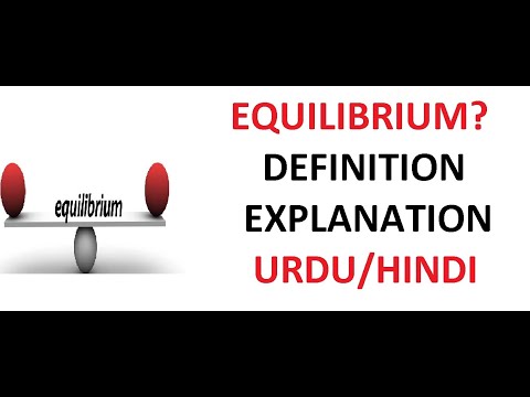 What is Equilibrium? | Examples | Importance | Uses | Urdu/Hindi