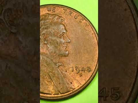 Rare Expensive 1945 US Pennies