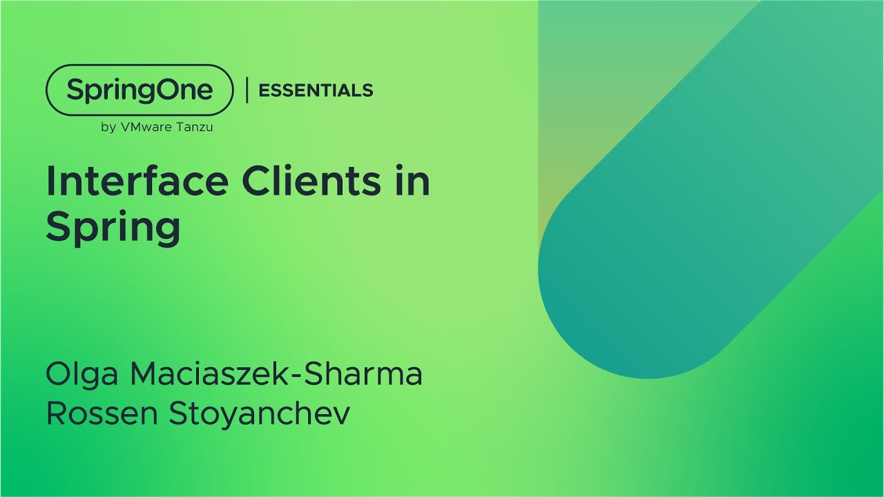 Interface Clients in Spring