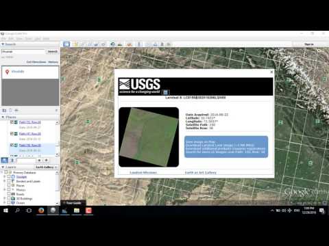 Download Free Landsat 8 Satellite Imagery using Google Earth and EarthExplorer