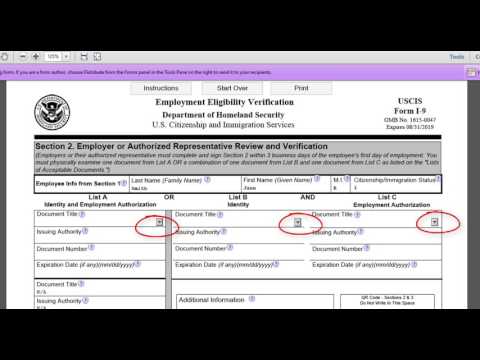 How to Complete an I-9 Form