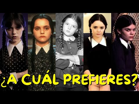 Estas son todas las Actrices que han interpretado a WEDNESDAY o MERLINA