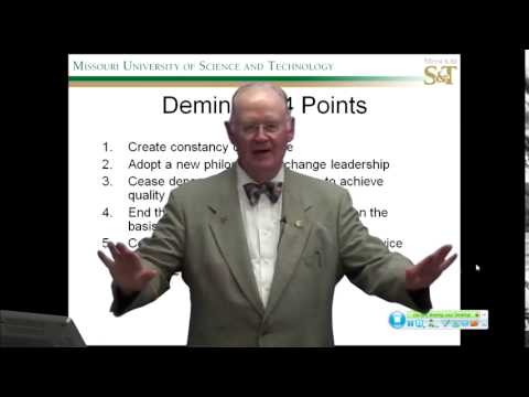 Total Quality Management Deming Way Part 1 2 YouTube