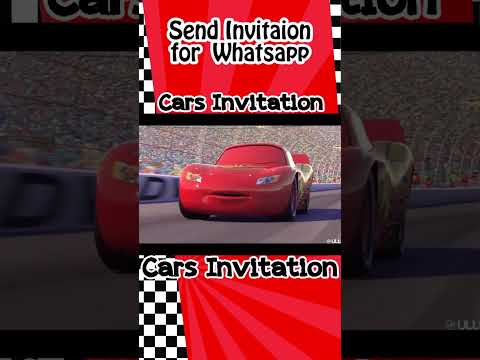 VIDEO INVITATION CARS BIRTHDAY | Cars Invitation Card | Cars Birthday Invitations | Animated Digital