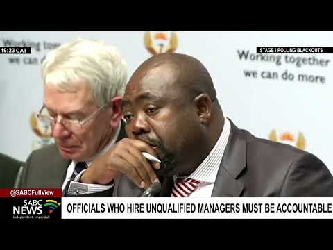 Officials who hire unqualified managers must be accountable