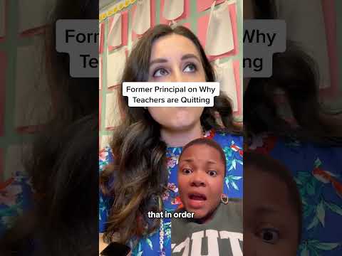 Former Principal on Why Teachers are Quitting