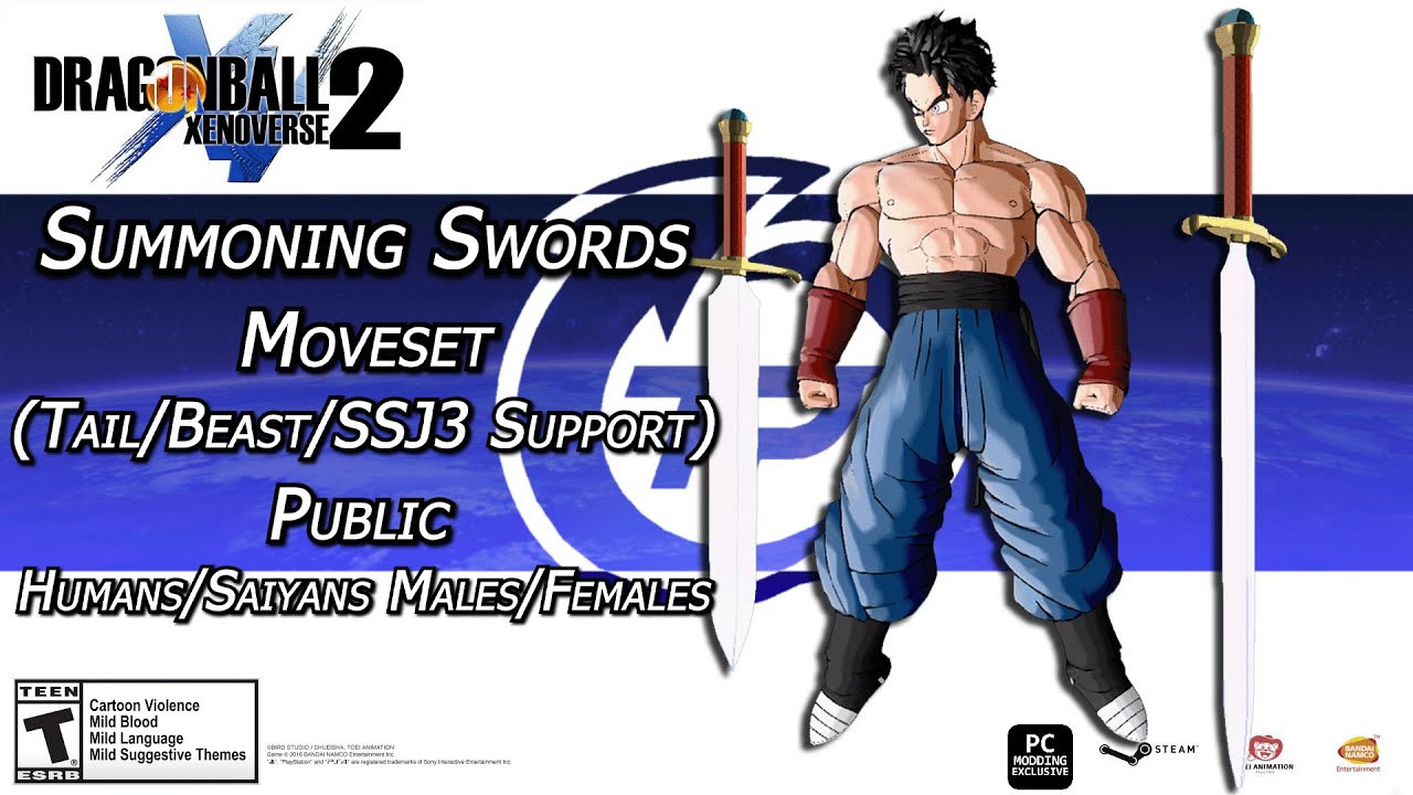 Summoning Swords Moveset CC #5 (Public Release) - Dragon Ball Xenoverse ...