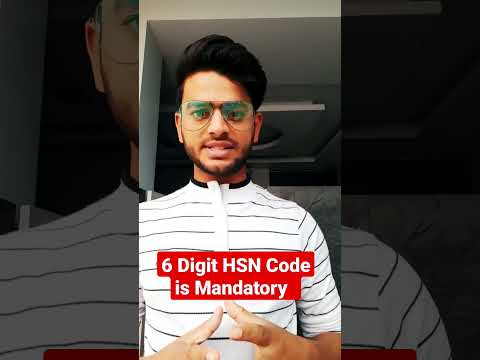 6 digit HSN Code is Mandatory for AATO 5 Cr