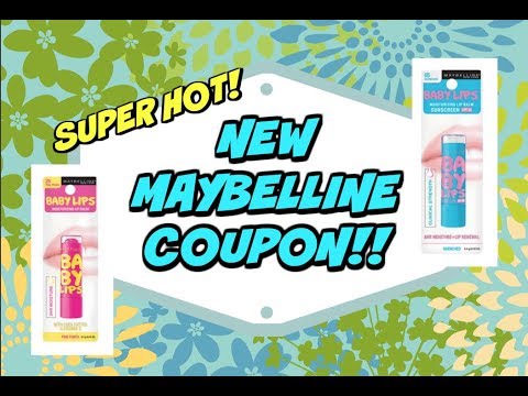 NEW PRINTABLE MAYBELLINE COUPON ~ No product exclusions!! | Walter Wynn