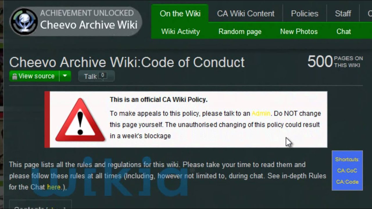 Wikia Tutorial Program: Episode 3 - Adding Policies