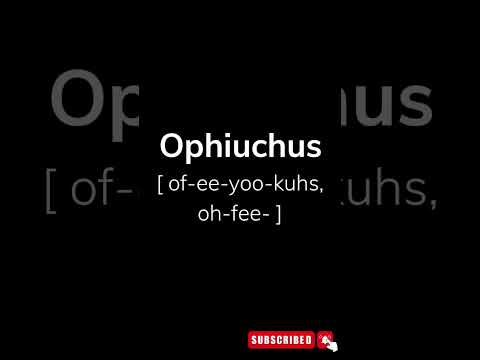 How to Pronounce Ophiuchus #shorts | #viralshorts | #words | #youtubeshorts | #english