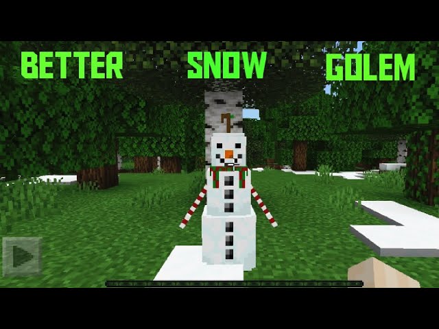 Better Snow Golem - ( Bedrock ) Minecraft Texture Pack