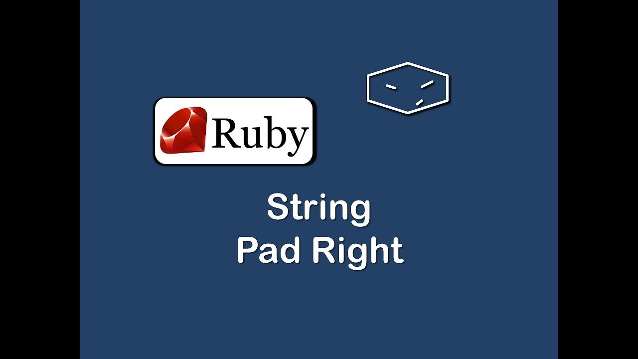 string pad right in ruby