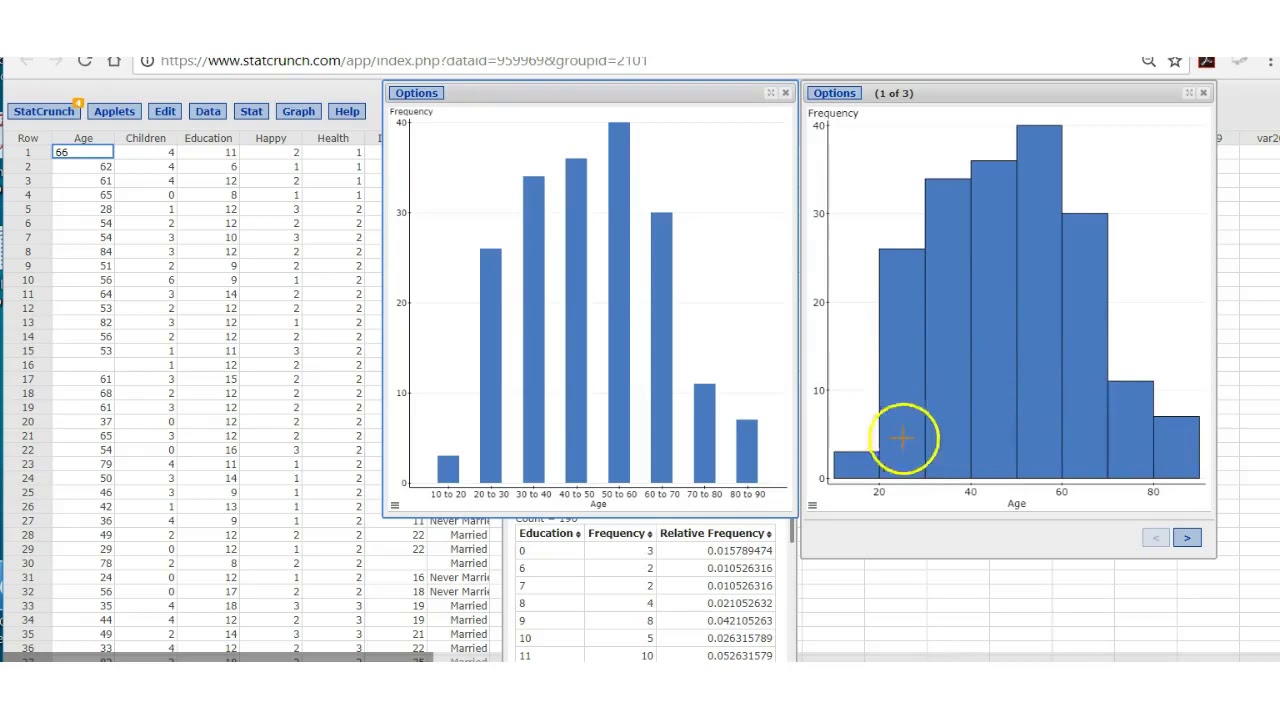 Chapter 2 Examples for Quantitative Data