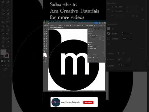 B M letter Modern logo design in illustrator tutorial.