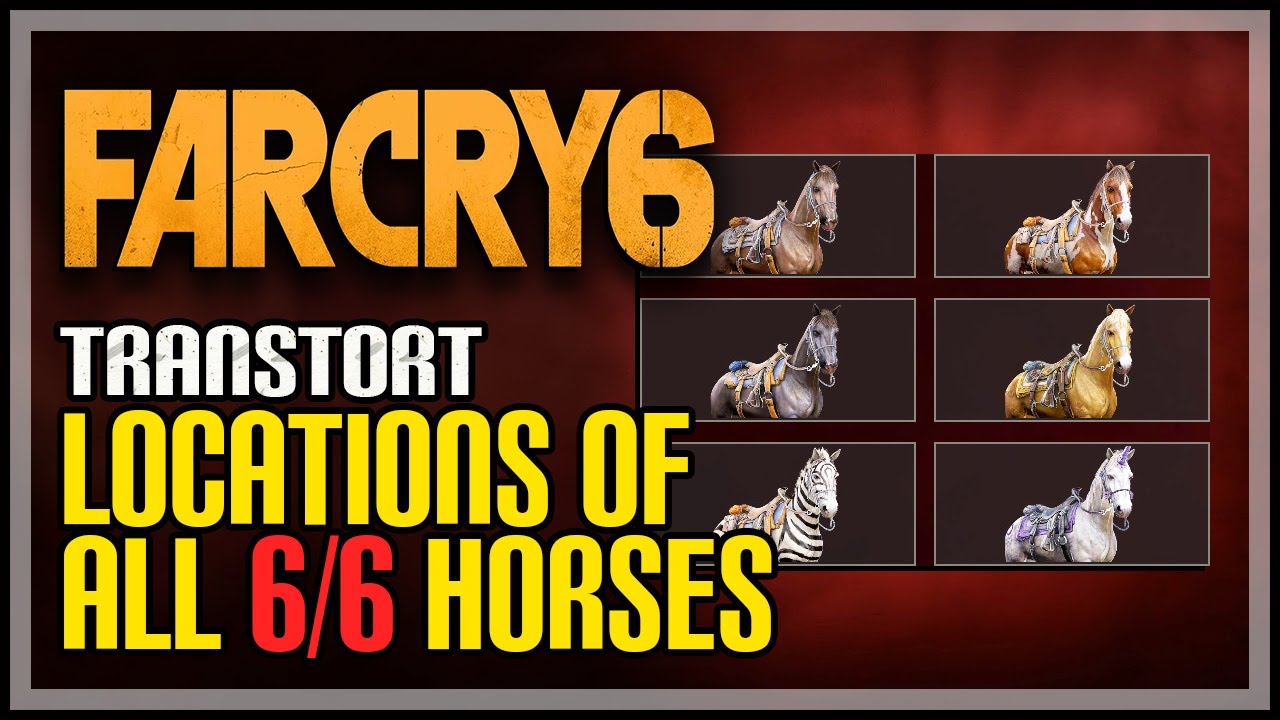 Far Cry 6 All Horse Locations