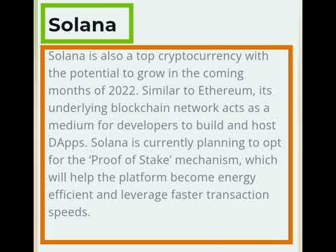 TOP 10 MOST PROMISING CRYPTOCURRENCIES OF 2022 #cryptocurrency #bitcoin #stock_market #dogecoin