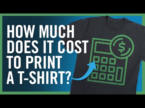 How Much Does it Cost To Print a T Shirt?