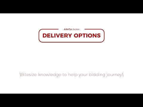 Delivery Options - John Pye Auctions | Guide to Auctions