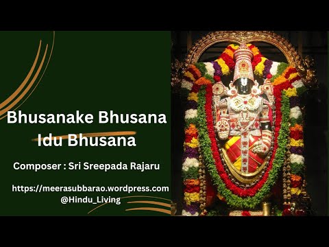 Bhusanake Bhusana Idu Bhusana | Sri Sreepada Rajaru | Version 2 ...
