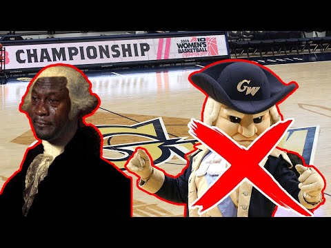 George Washington University CAVES to LEFTIST who HATE America and DROPS "Colonials" as the mascot!