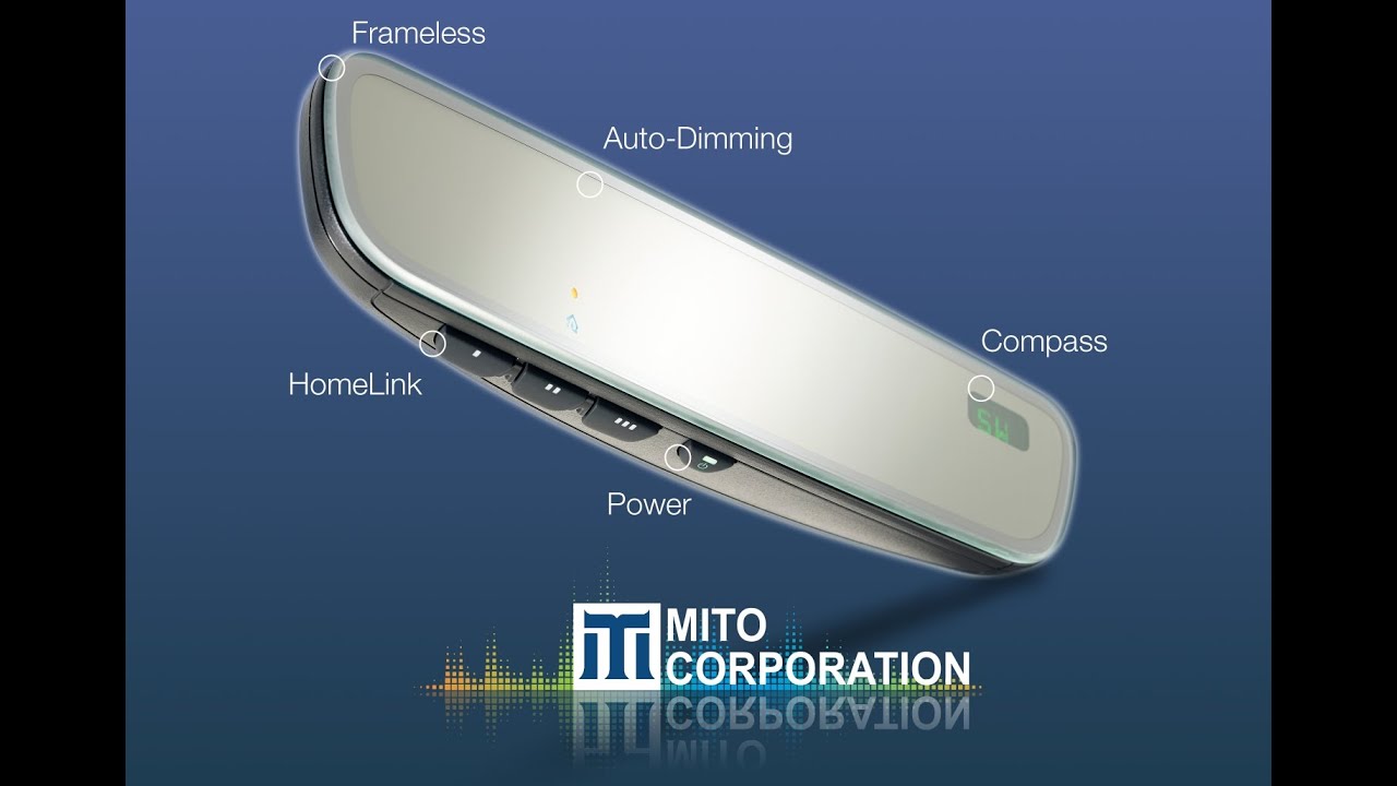 Gentex 8 Series Frameless Mirrors