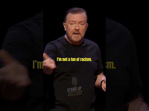"No One's Born RACIST" 😂 RICKY GERVAIS #shorts