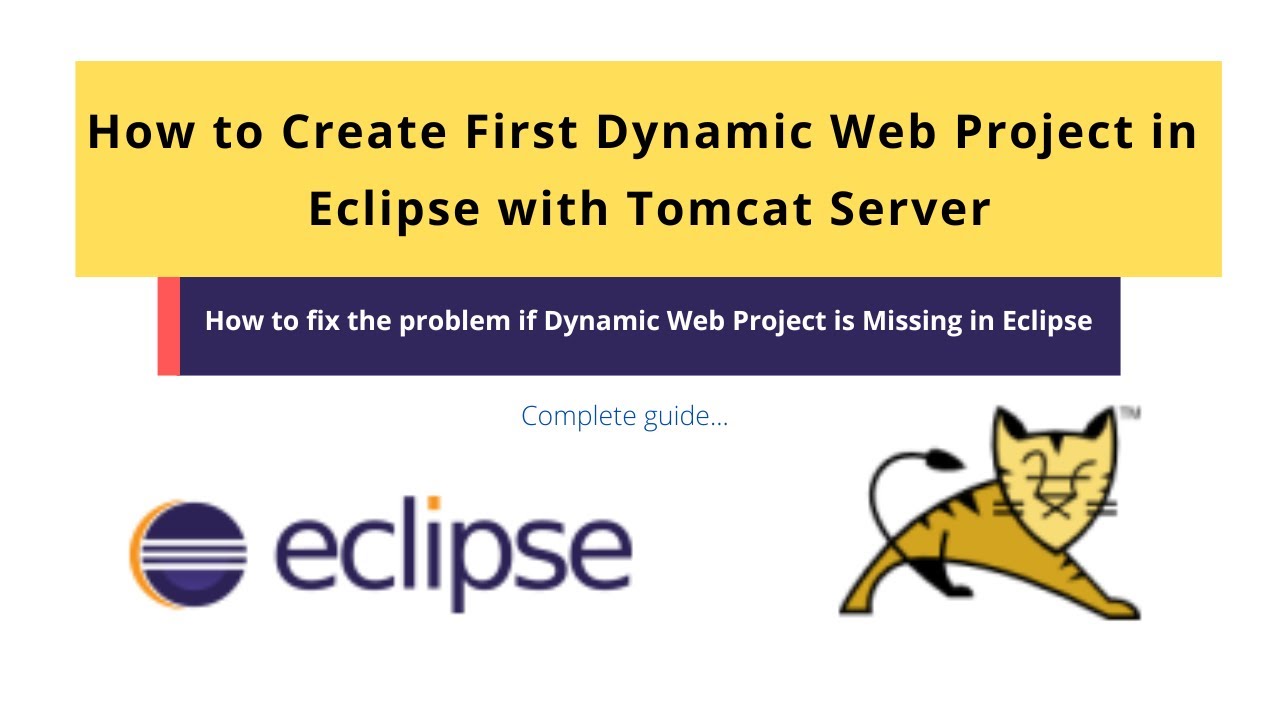 How to create First Dynamic Web Project in Eclipse with Tomcat server | Online tuts