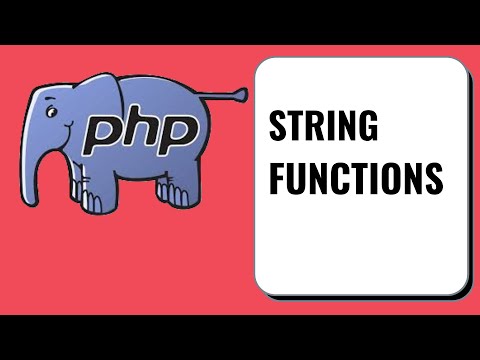 String functions in PHP