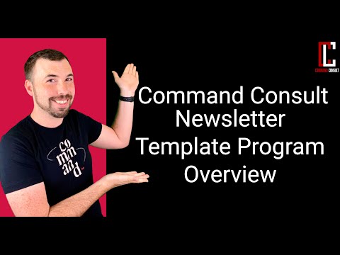 Overview of Command Consult's Newsletter Template Service