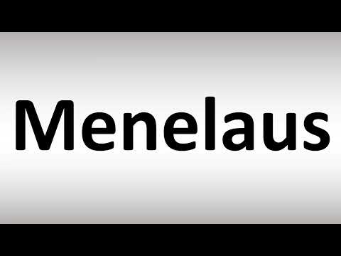How to Pronounce Menelaus