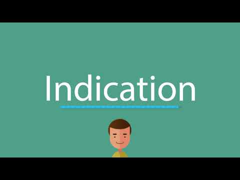 Indication pronunciation