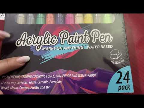 Acrylic Paint Pens for Rock Painting, Outdoor Waterproof Paint Markers Review, Fun to get creative w