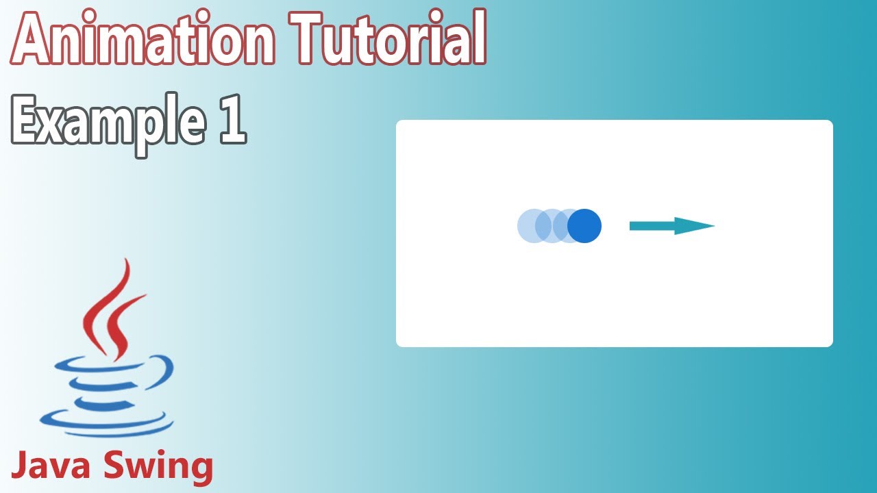 Java Swing Animation Tutorial - Example 1