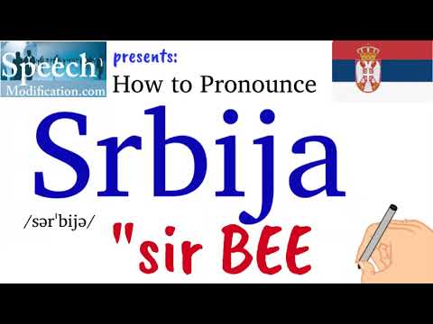 How to Pronounce Srbija (Serbia)