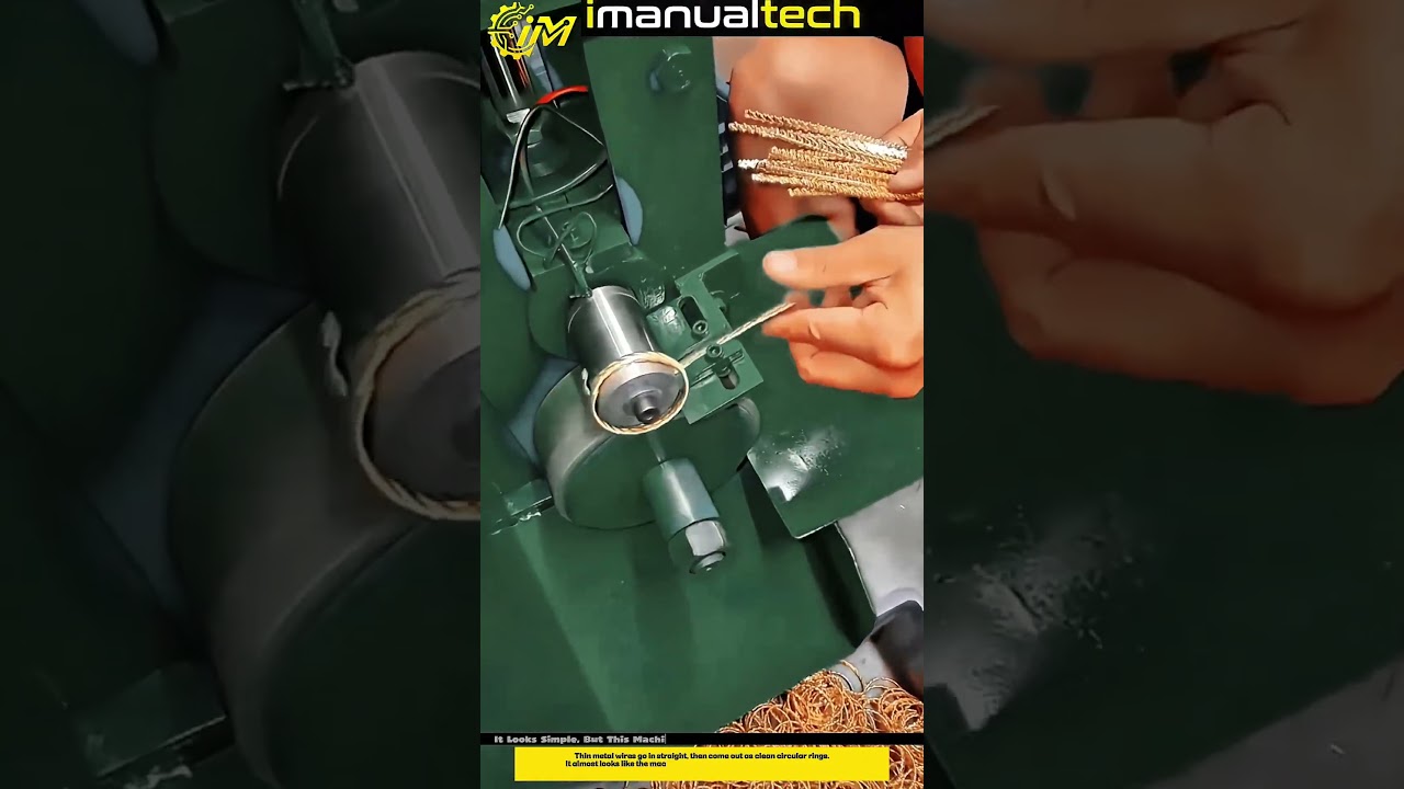 It Looks Simple, But This Machine Forms Perfect Rings… Precision Solutions