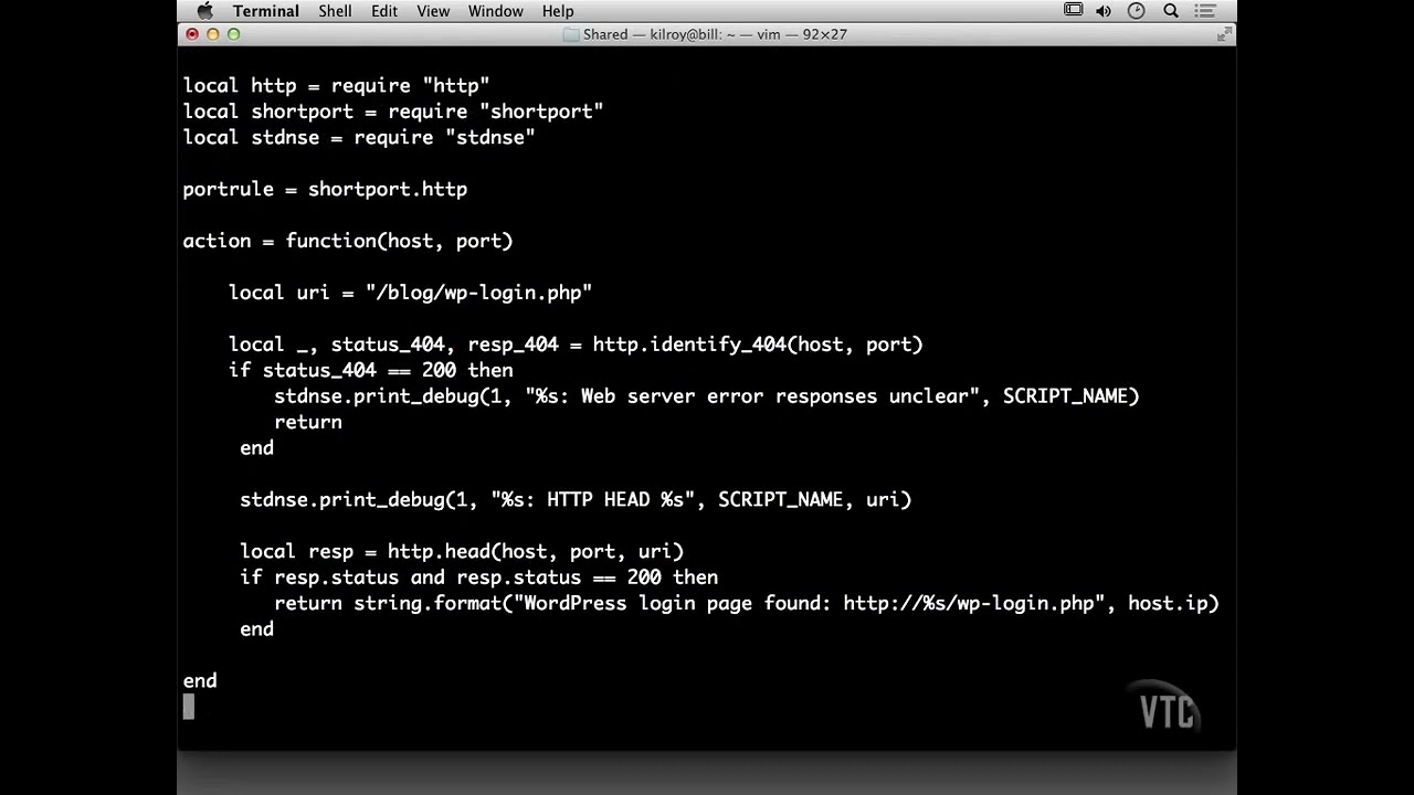 Ethical Hacking Tutorials 12  Scripting Engine
