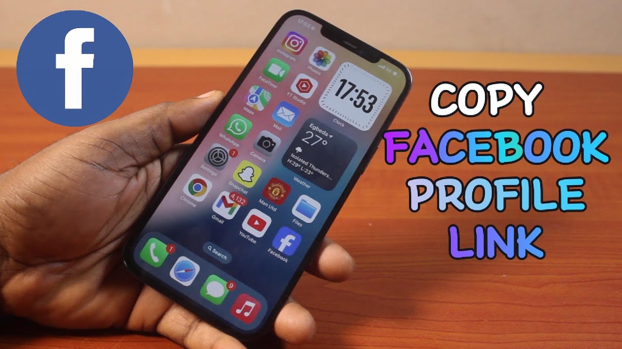 How to Copy Facebook Profile Link on iPhone