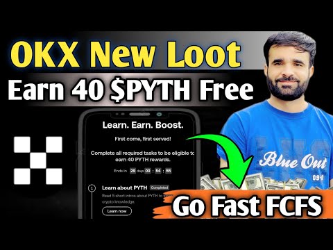 OKX Exchange New Free Compaign || Earn Free $PYTH #okx
