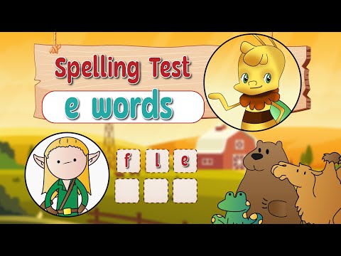 E | Spelling for Children (Official Video) | Letter Sounds | Learn with Arbee