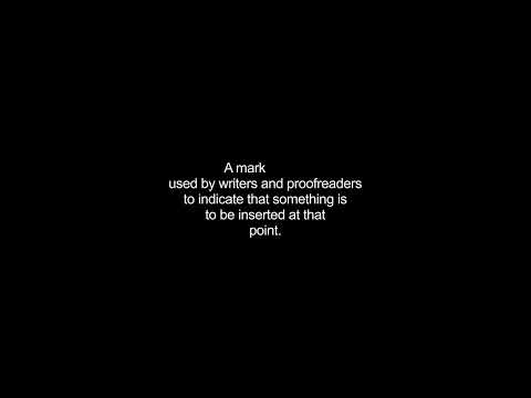 caret video Dictionary meaning and pronunciation