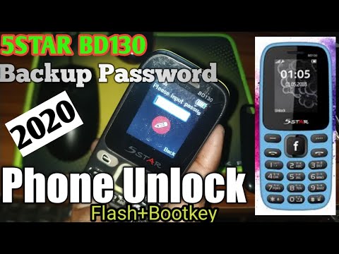 Remove Keypad Phone Password - 5Star BD130 & All Batton Star Password Backup