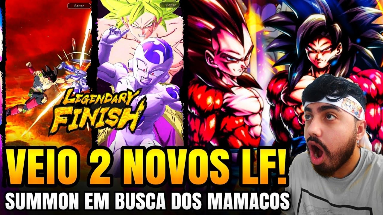 AGORA VEM? SUMMON EM BUSCA DO GOKU E VEGETA SSJ4 LF NO DRAGON BALL LEGENDS