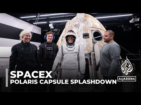 SpaceX’s Polaris Dawn returns to Earth after first private spacewalk