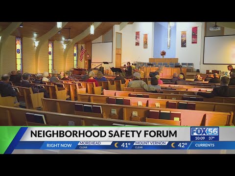 Lexington City Council members hold neighborhood safety forum
