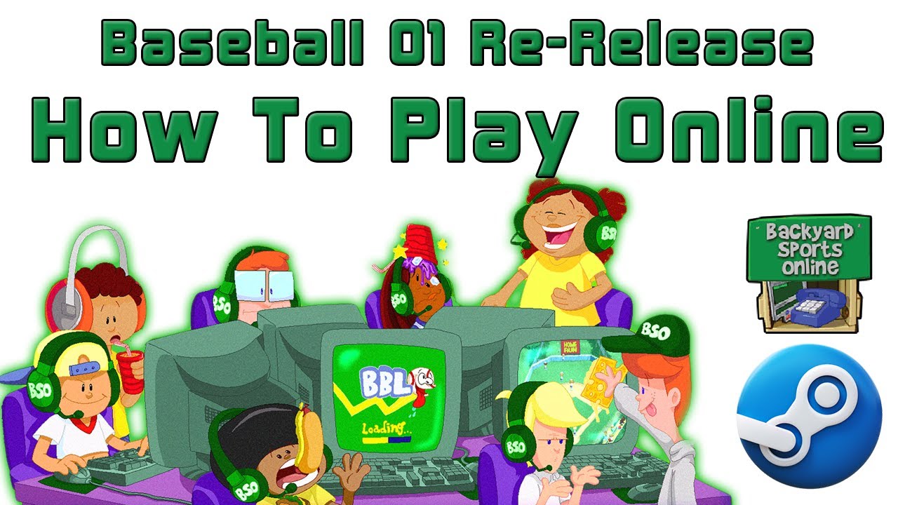 How to unlock Online Play for Backyard Baseball 2001 (Steam re-release)
