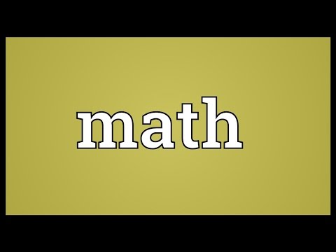 Math Meaning