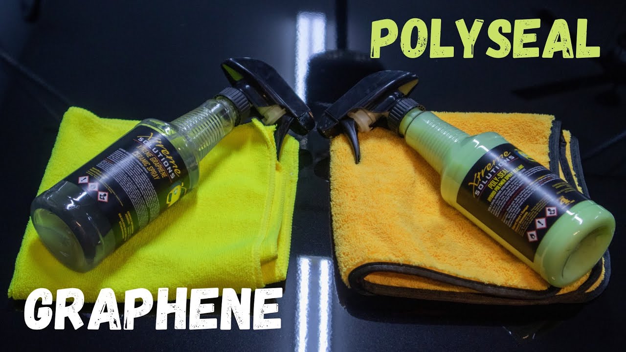 Graphene Spray + PolySeal Side by Side. Choose your stack!